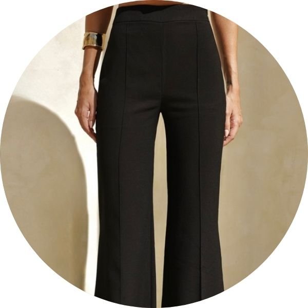 Conjunto Alfaiataria Blusa Pregas Preto - DOT